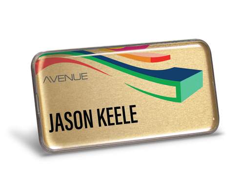 Clear Lens Name Badges | badgeconcepts