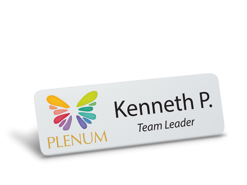 Digitally Printed Plastic Name Badges | badgeconcepts