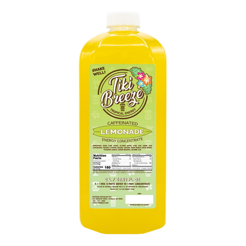 Tiki Breeze - Caffeinated Lemonade - Energy Concentrate | Tiki Breeze