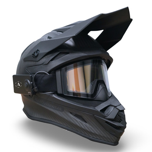 CARBON HELMET + HEATED GOGGLES COMBO | peakouterwear