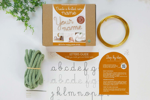 Knitted wire name DIY KIT | Oh Hello Joy