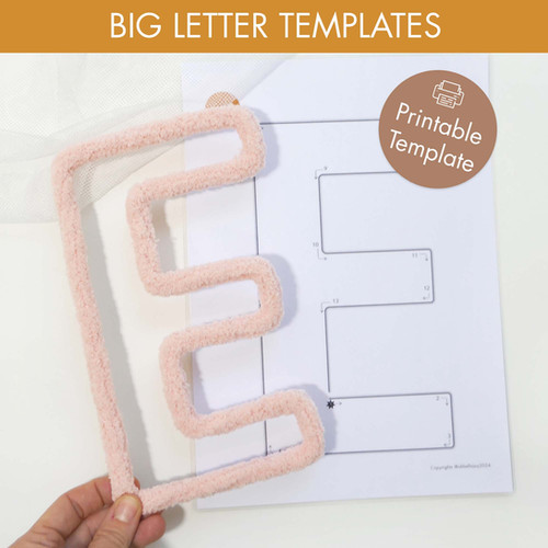 Big letter/ Initial templates | Oh Hello Joy