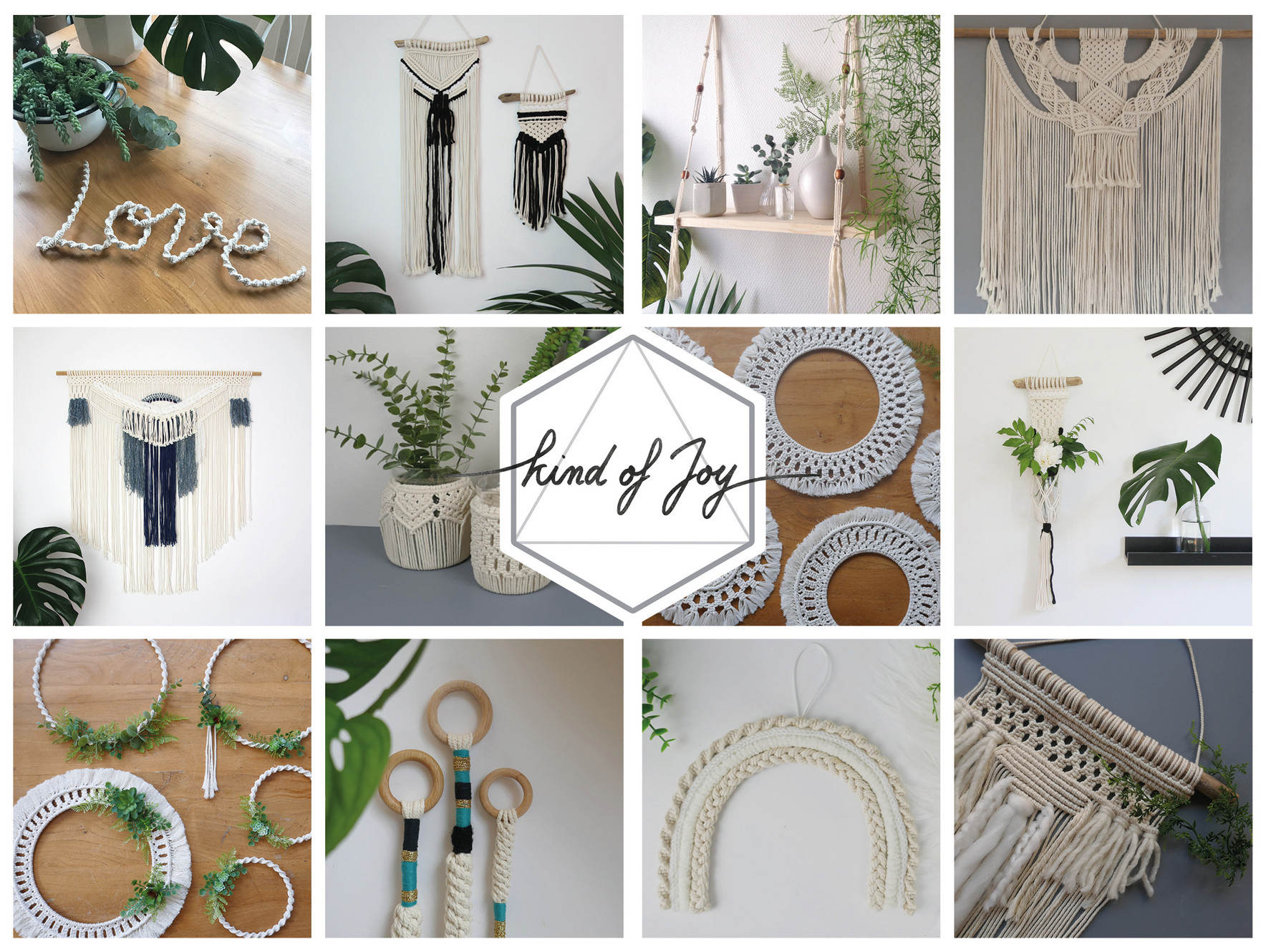 Knitted names | Oh hello Joy | French knitting | custom keepsake