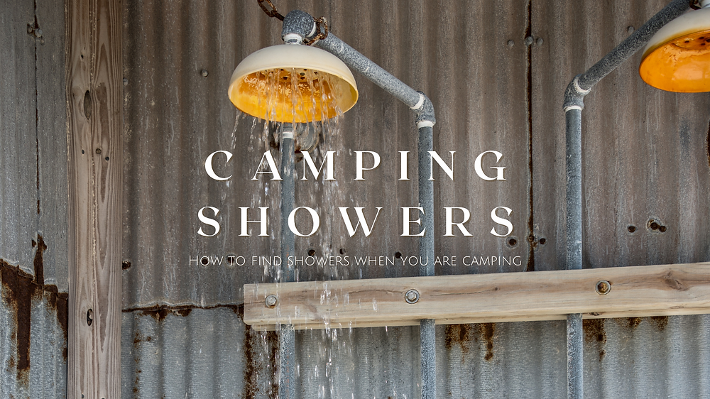 How to find showers when camping