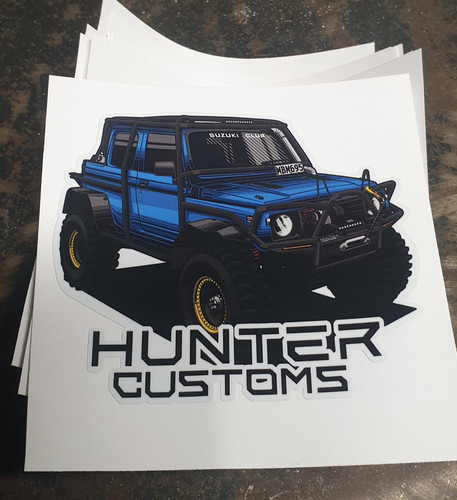 Hunter customs sticker | HunterCustomsNZ