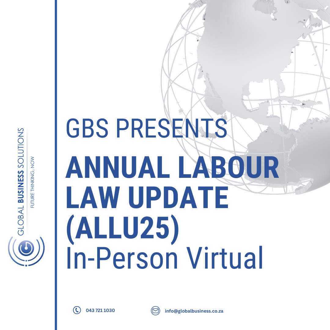 Annual Labour Law Update (#ALLU2025) | GBS SA