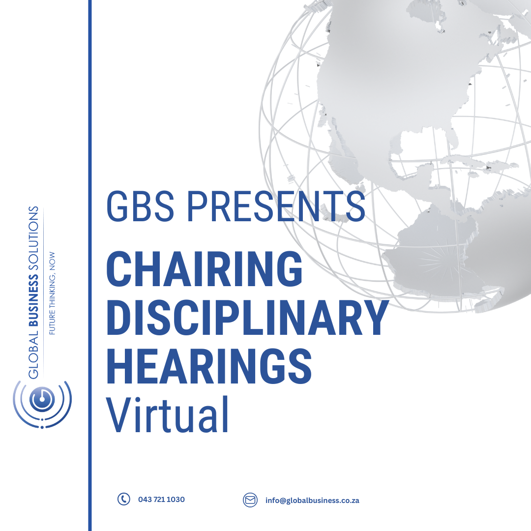 Chairing Disciplinary Hearings | GBS SA