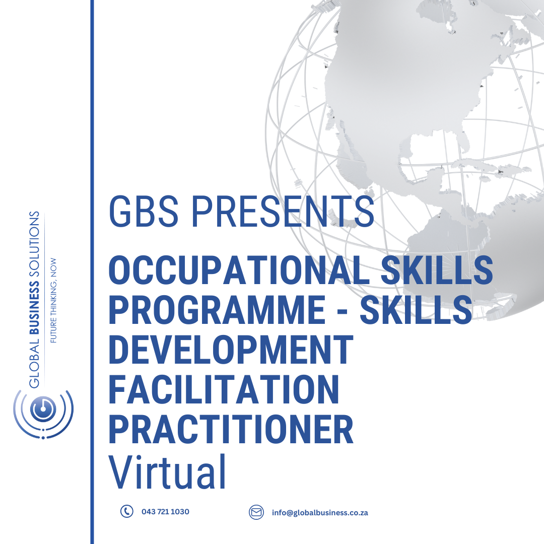 Occupational Skills Programme - Skills Development Facilitation ...