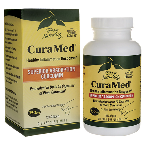 Terry Naturally - CuraMed Superior Absorption 750 mg - 120 softgels ...