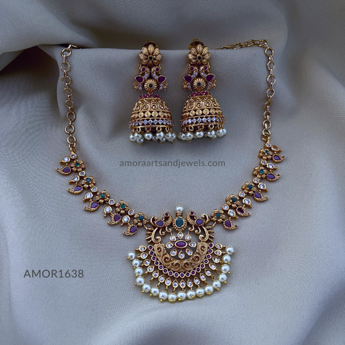 Antique Short Necklace | Amora Art and Jewels