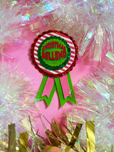 Christmas Bellend Rosette Badge | Katie Oldhaus