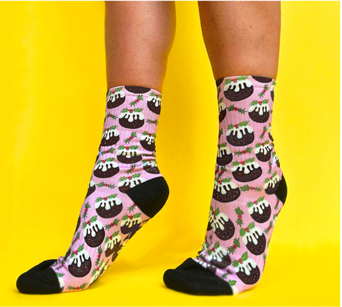 Christmas Pudding Socks | Katie Oldhaus