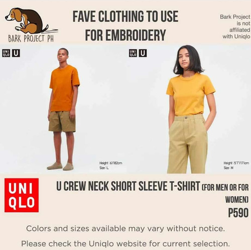 Uniqlo Item for Embroidery | Bark Project