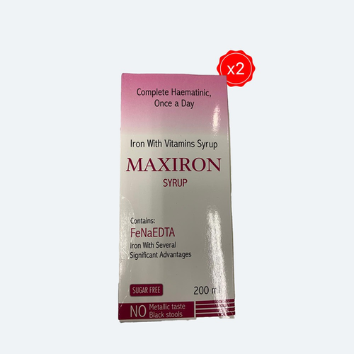 [BUNDLE OF 2] MAXIRON SYRUP 200ML | MaNaStore