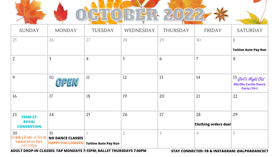 Home | Alpha Dance Studio - Granby, CT