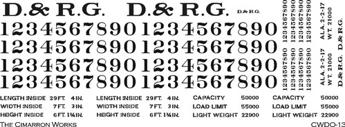 CWDS-13 D&RG stock car ca 1905 | theleadvilleshops