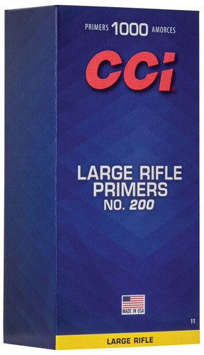 CCI Large Rifle Primers #200 Box of 1000 | H&W PRECISION