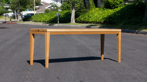 Modern Oak Bench | hubbellwoodshop