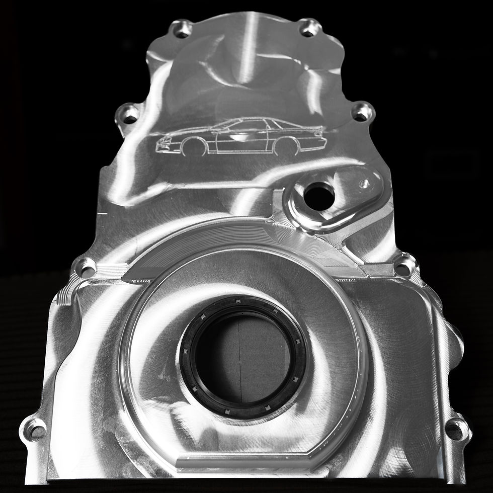 LS3 style Billet timing cover with cam sensor provision | Rukus Racing