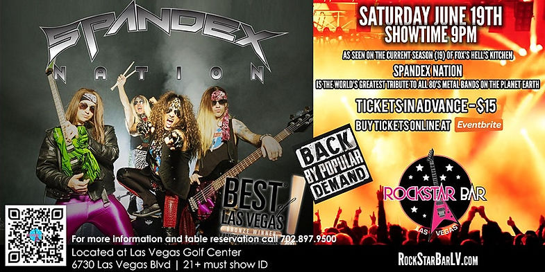 Spandex Nation | 80s Hair Metal Tribute Band | Las Vegas