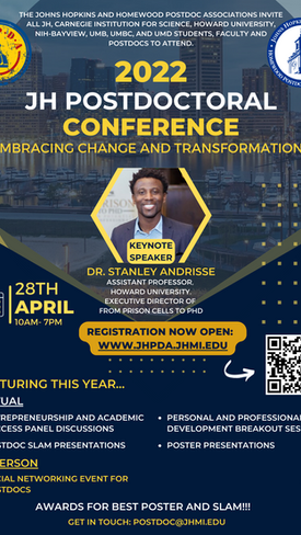 The Johns Hopkins Postdoctoral Association, JHPDA, Baltimore