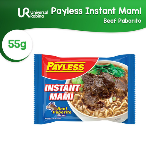 Payless instant mami beef 55g (10for160) | FilNor Supermarket