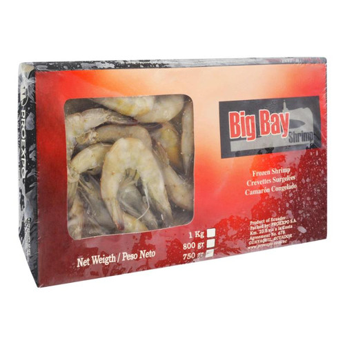Big bay Vannamei shrimp head on shell hoso 30/49 1kg | FilNor Supermarket
