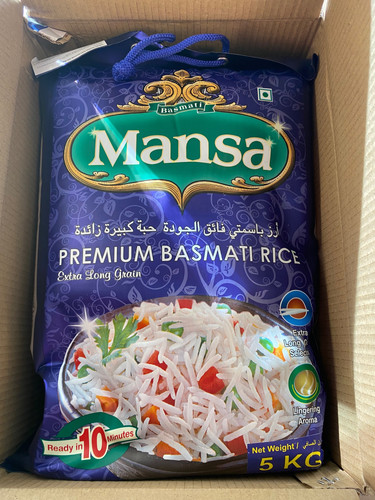 Mansa premium basmati rice extra long 10kg | FilNor Supermarket