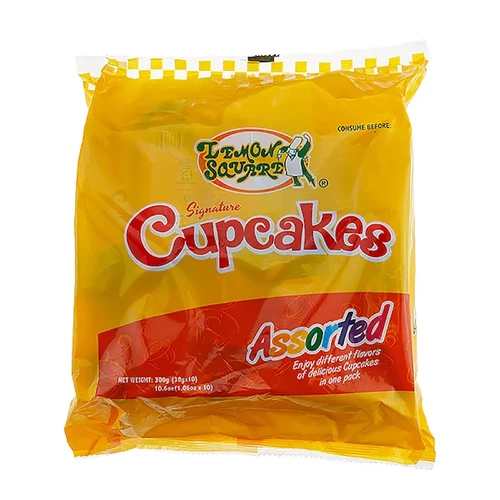 Lemon square cupcakes assorted 10pcs | FilNor Supermarket
