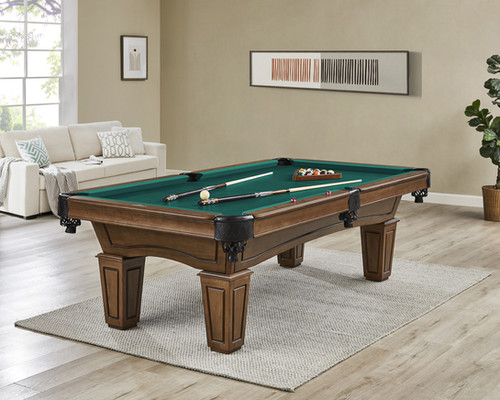 Resolute 8' Pool Table in Whiskey | HB Home