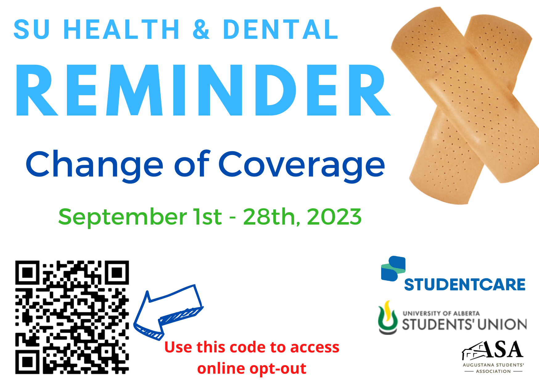 Health and Dental Plan - Change of Coverage Period | Augustana Students'