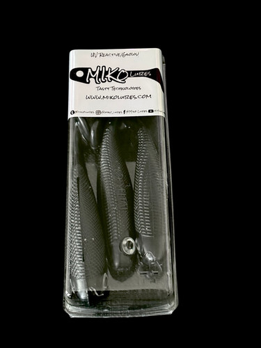 Miko Lures Black- 5" or 6" | Saltwater Samurai