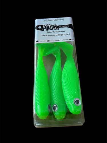 Miko Lures Lime- 5" or 6" | Saltwater Samurai