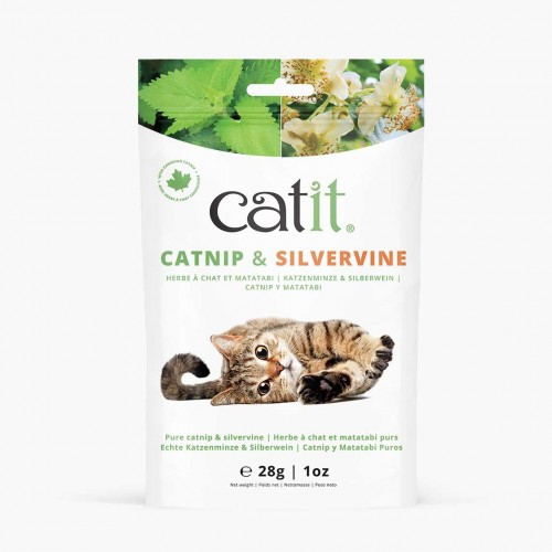 Catit Catnip & Silvervine Powder for Cats 28g #44774 | Paw Lobby