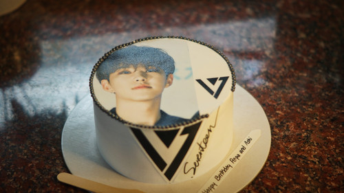 Seventeen Korean band cake | Photo print | Paachu's Mom's
