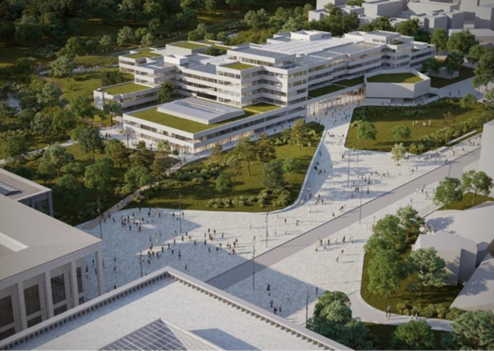 Campus mit 4 km Fassade – Renovierungsprojekt