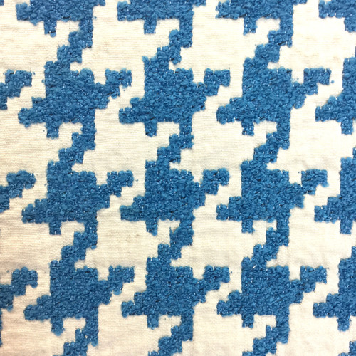 Blue Houndstooth | shopmyfabrics