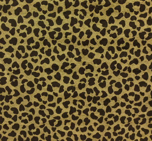 "Gold" and Brown Cheetah Print | shopmyfabrics