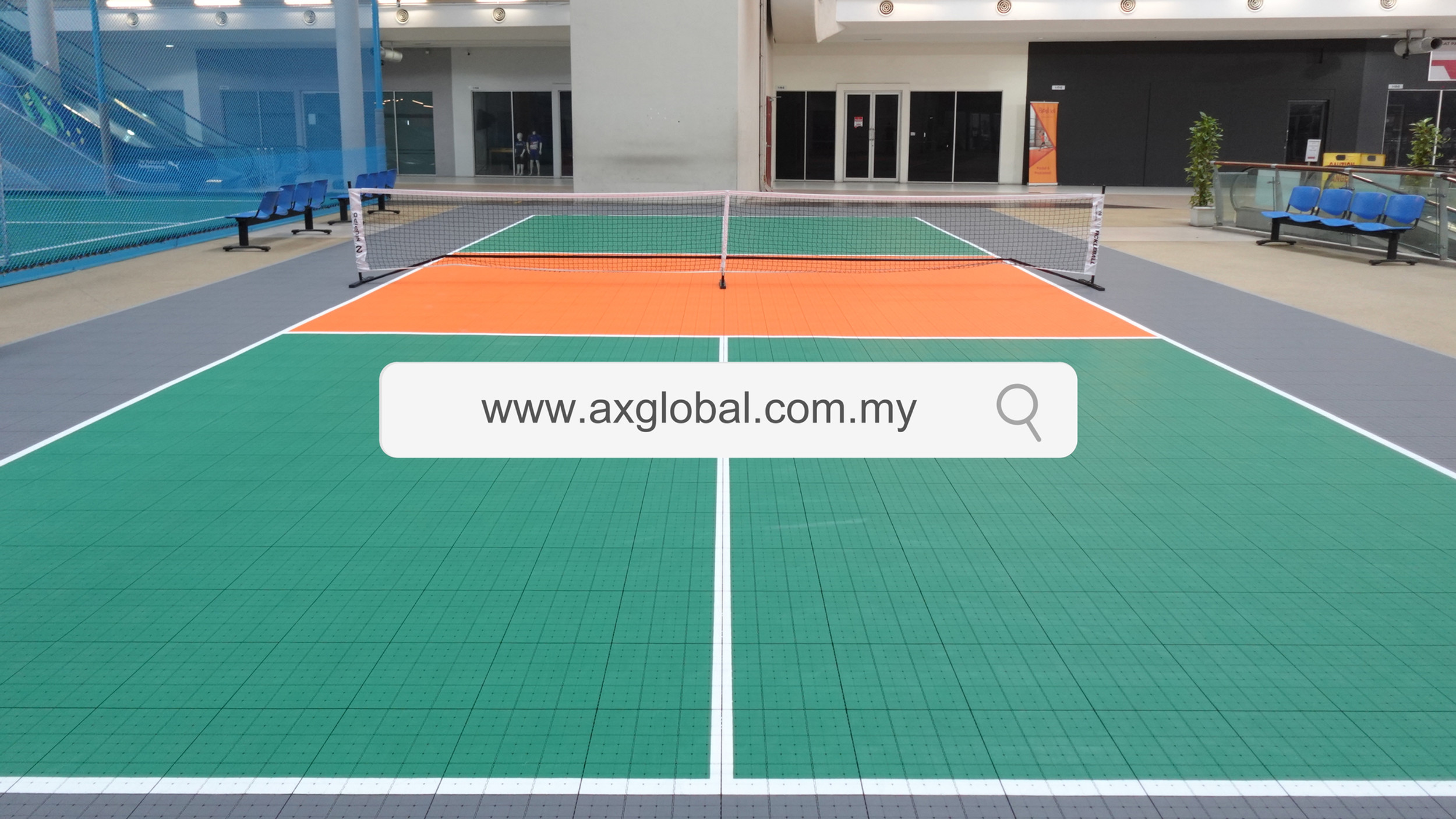 Pickleball Court Floor - Sports Interlocking Tiles