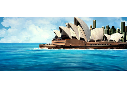 D357 Sydney Harbor | JaDuke Backdrops