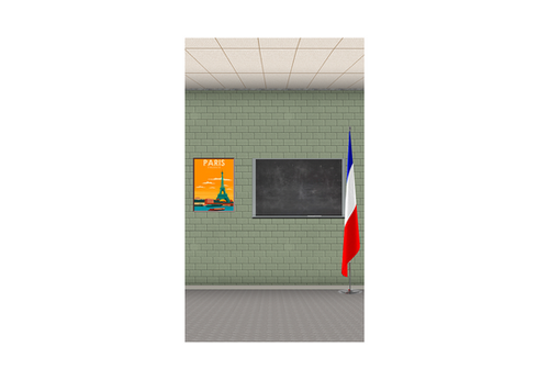 T426 French Classroom (T426) | JaDuke Backdrops