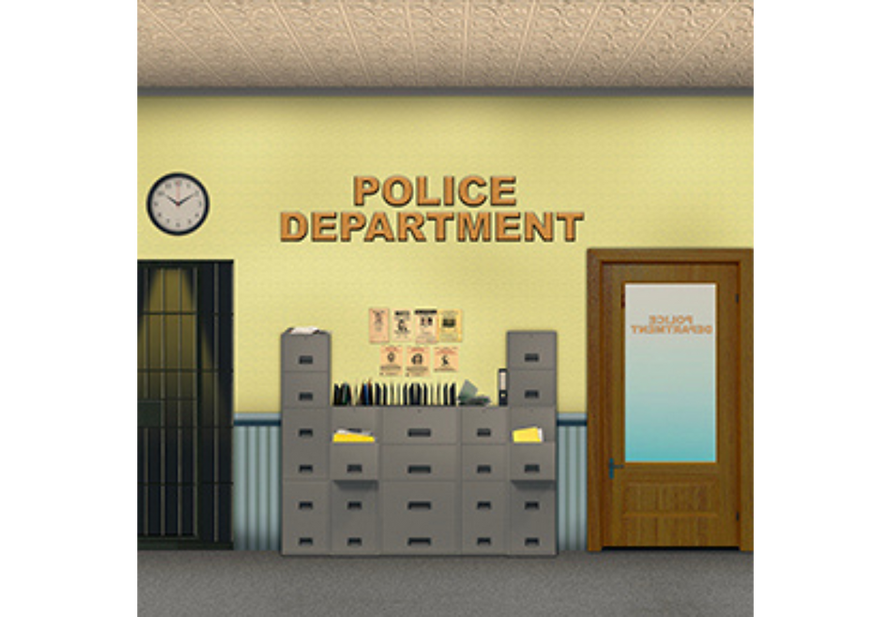 T062 Police Station | JaDuke Backdrops