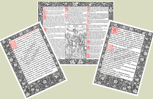 Latin Mass Altar Cards(Tridentine) | The Dowry Workshop