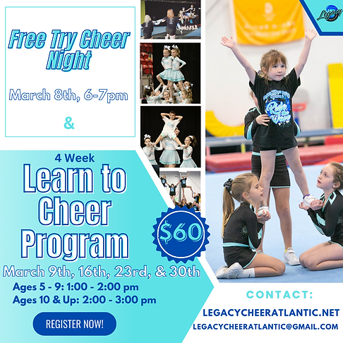 Learn To Cheer Program | Legacy Cheer