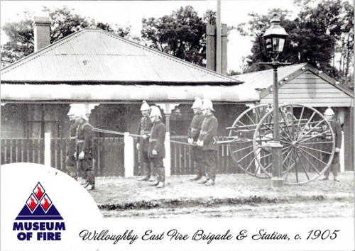 Willoughby East Fire Brigade Postcard | Museum of Fire
