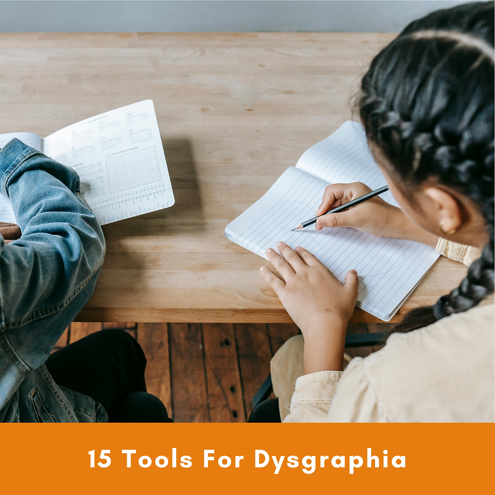 Tools For Dysgraphia