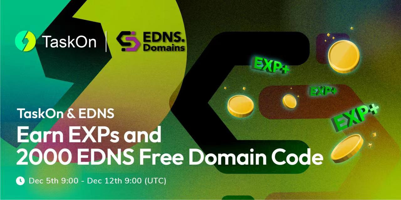 EDNS x TaskOn Giveaway