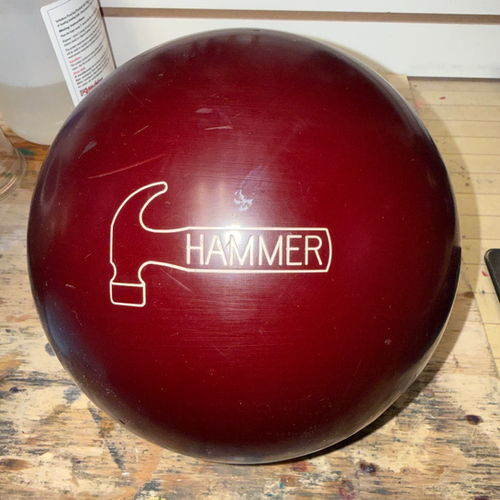 16LB Hammer Faball Burgandy | UsedBowlingBalls.com