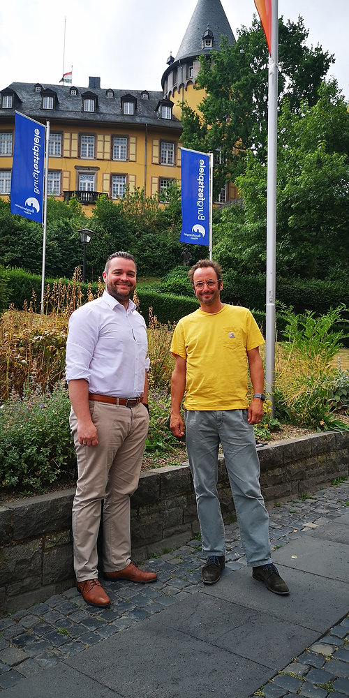 Torsten Welling (CDU) im Austausch mit Intendant Alexander May