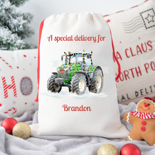 Tractor Christmas Sack | KBTbespokegift's